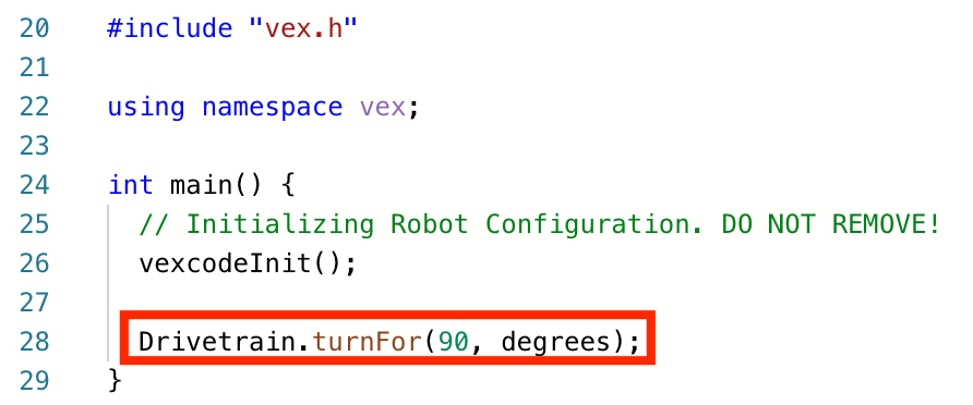 Vex V5 Medbot Lab 4 Programming Turning Right And Left C